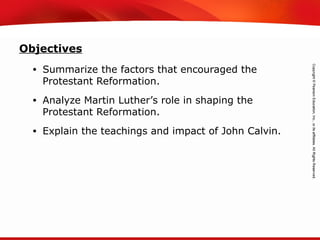The Protestant Reformation: Causes, Key Figures, and Impact on Europe | PPT