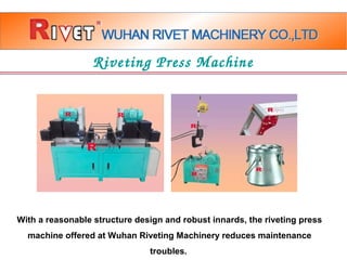 Riveting Press Machine | PPT
