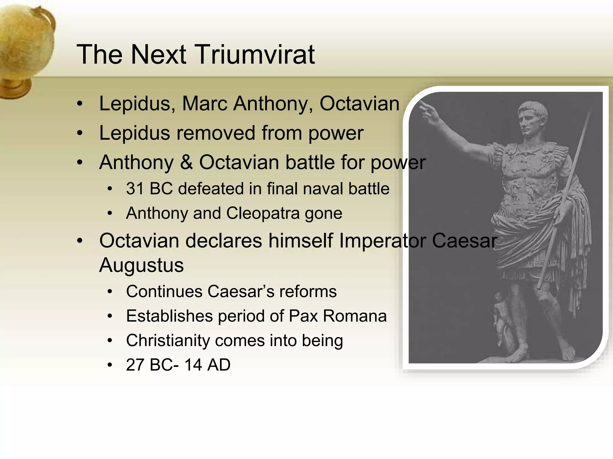 WH Roman Empire | PPTX