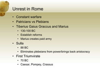WH Roman Empire | PPTX