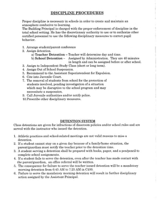 WHS Parent Student Handbook 2015/2016 | PDF