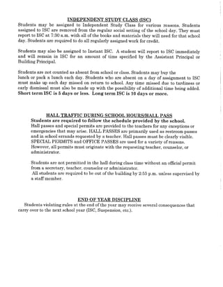 WHS Parent Student Handbook 2015/2016 | PDF