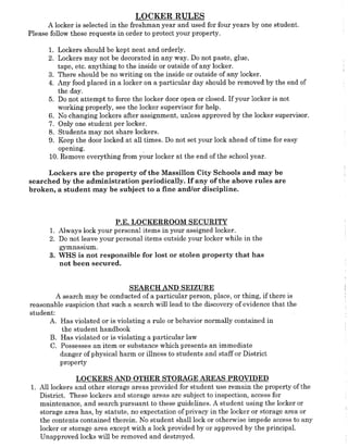 WHS Parent Student Handbook 2015/2016 | PDF