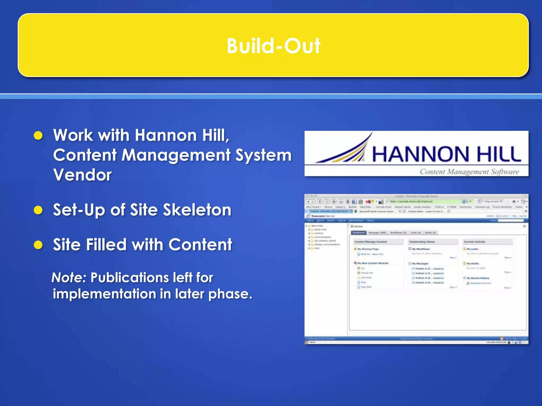 Planning for an Effective Cascade Implementation | PPT