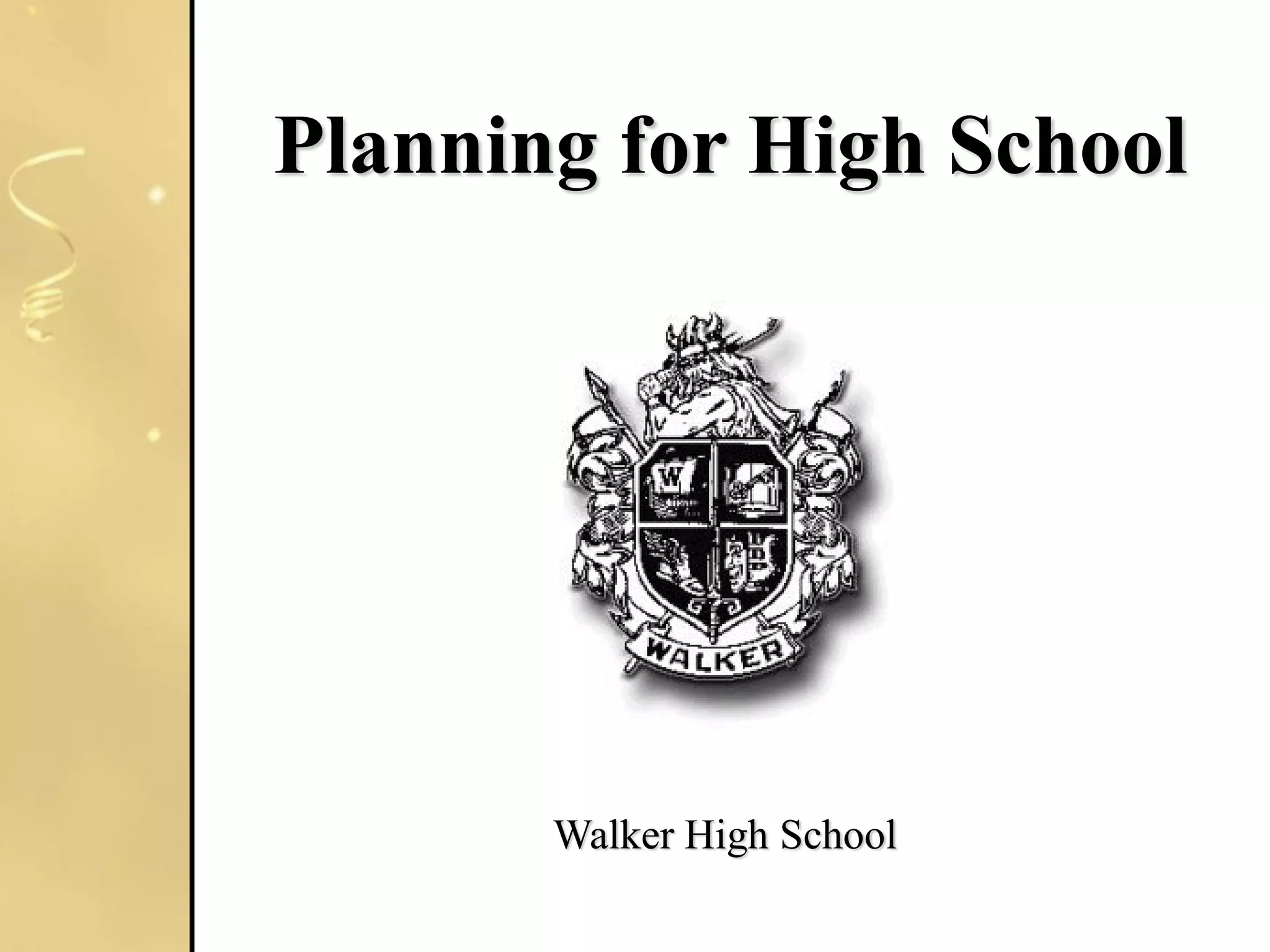 WHS Planning for High School 2012 | PDF