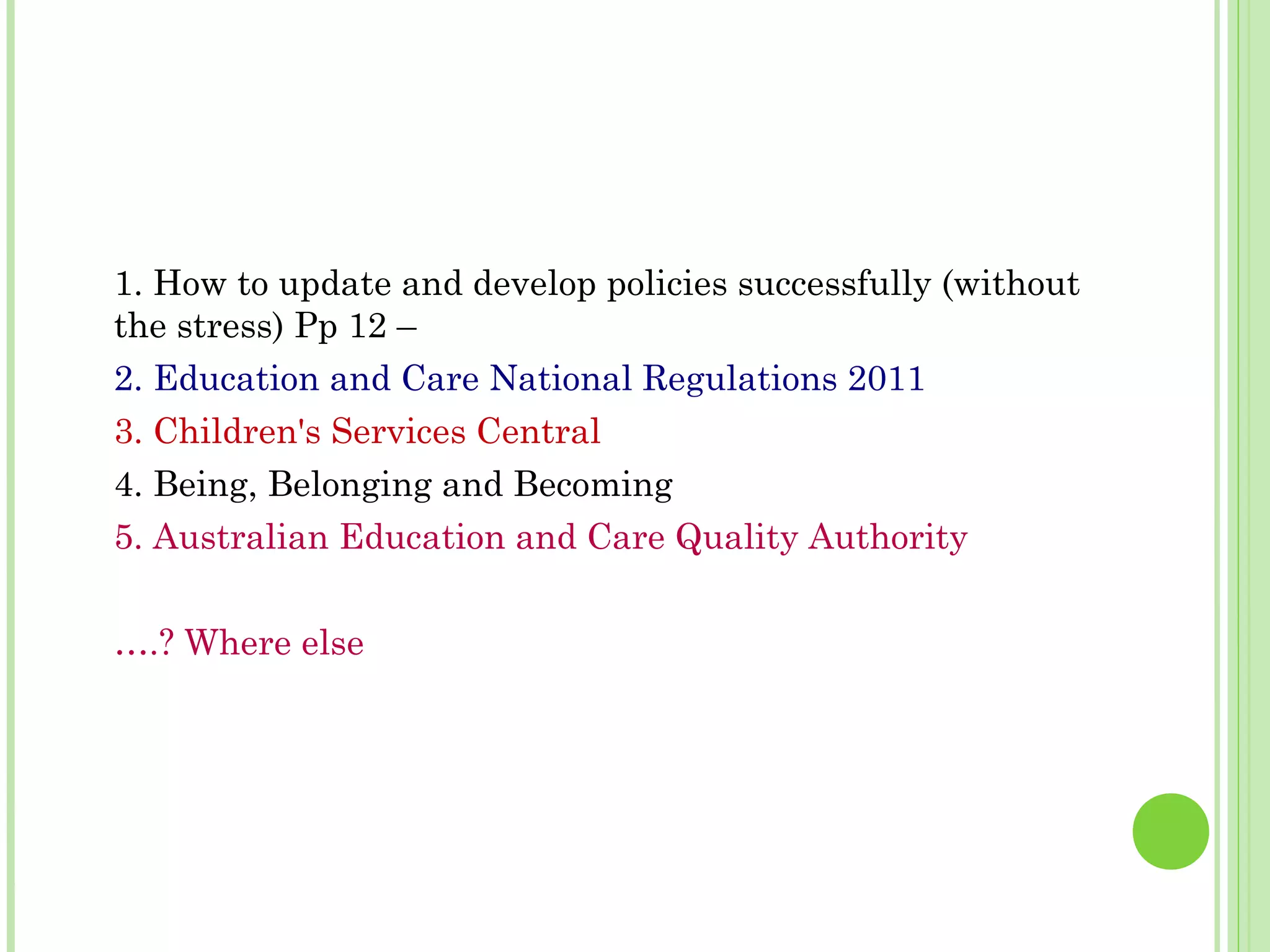 FOLLOW POLICIES AND PROCEDURES.. wk 3 powerpoint | PPT