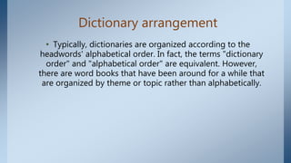 What is a dictionary.pptx