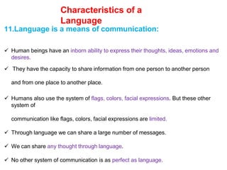 whta is Language and its Chara.......pptx