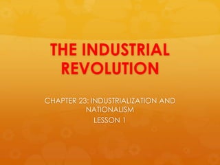 Chapter 23 Lesson 1 | PPT