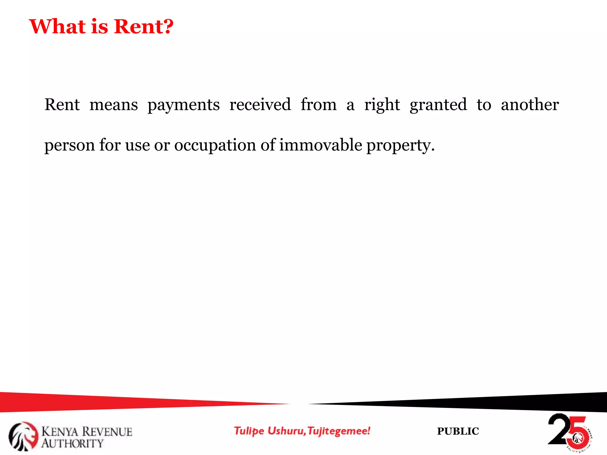 Withholding tax on rental income | PPTX