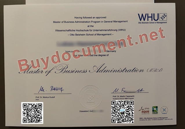 WHU – Otto Beisheim School of Management diploma | PPT