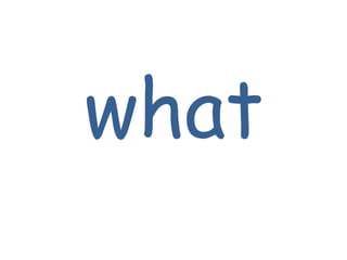 Wh word flashcards | PPTX