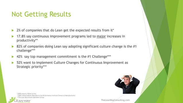 Why Lean Efforts fail - looking at cultural reasons why Lean dosen't ...