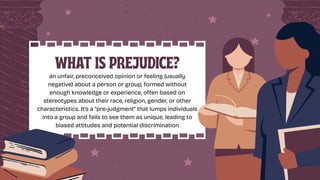 Types of Prejudice PowerPoint presentation | PDF
