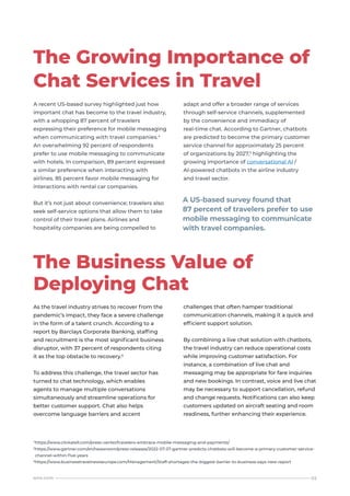 Importance of Robust Chat Strategy in Travel Business | PDF | Social ...