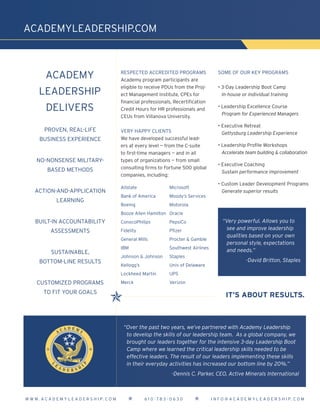Why academy-leadership-brochure | PDF