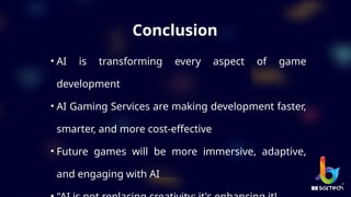 Why AI Gaming Services Are Essential for Modern Game Development | PPT