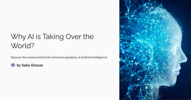 Why AI is Taking Over the World? | PDF
