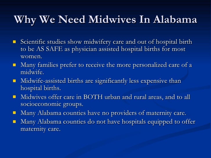 Alabama HB315 Passed by Second House – Midwives of Color