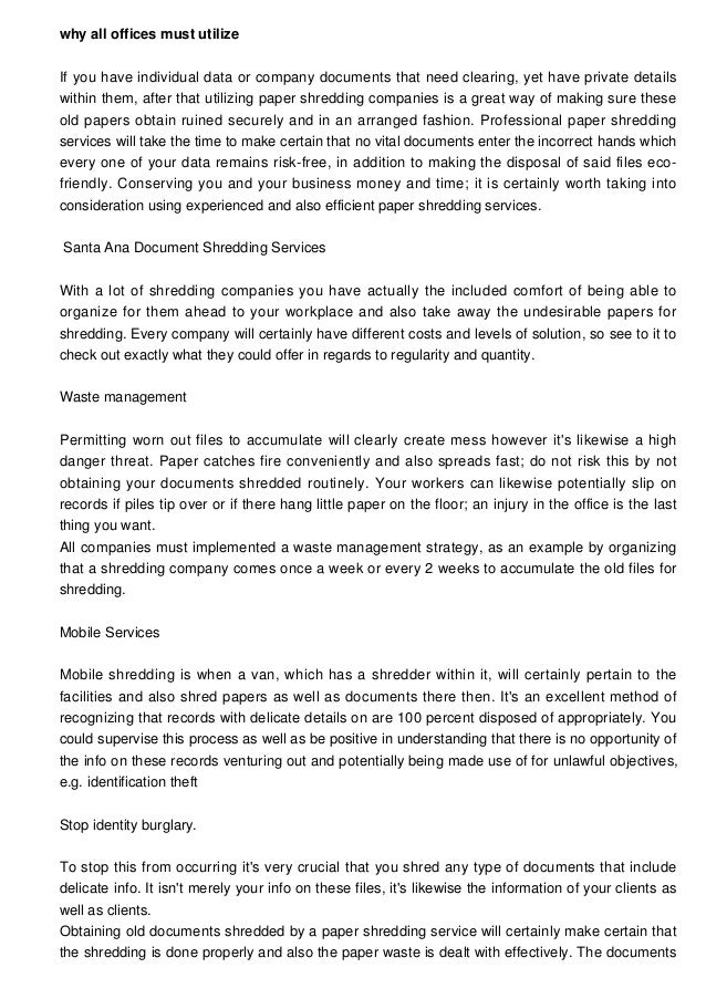 Advantages Of Making Use Of paper Shredding Companies advantages-of-making-use-of-paper-shredding-companies