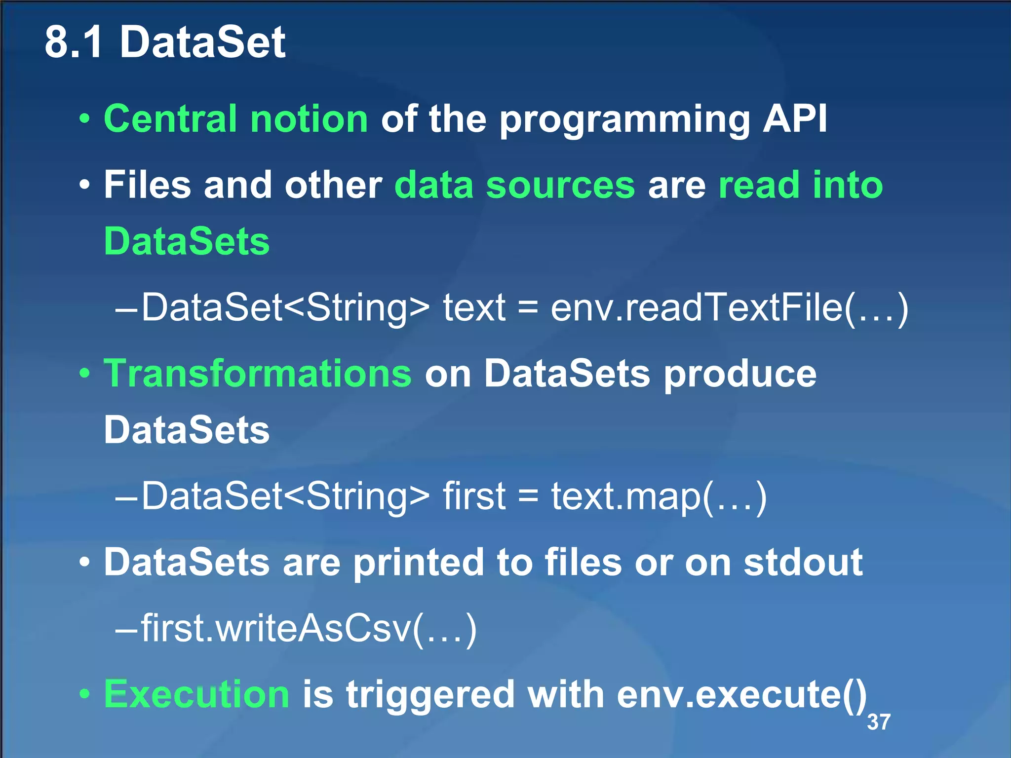 Why Apache Flink Is The 4g Of Big Data Analytics Frameworks Ppt