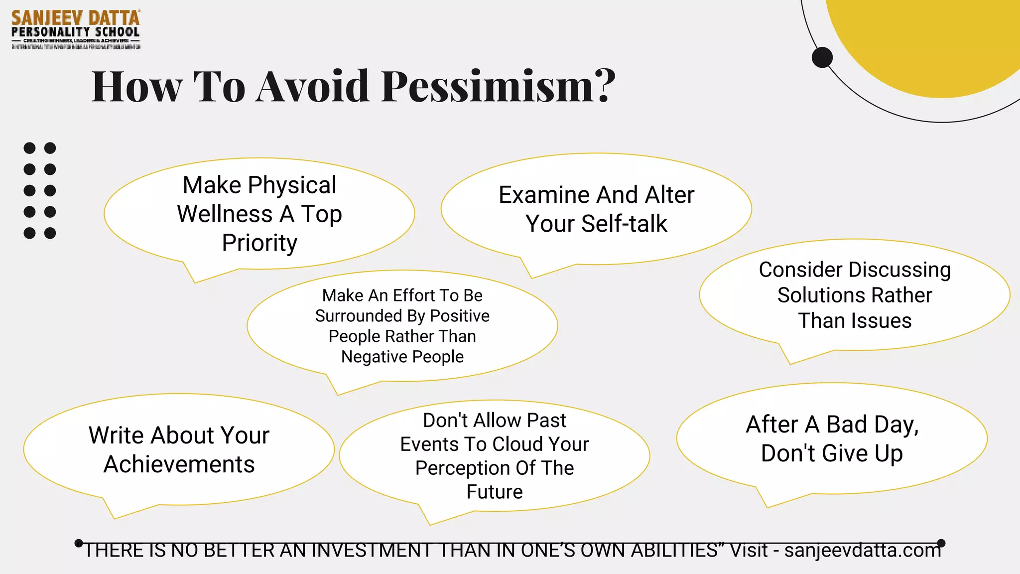 Why Avoid Pessimism? | PPTX