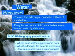 Why Choose Gcse Geography? | PPT