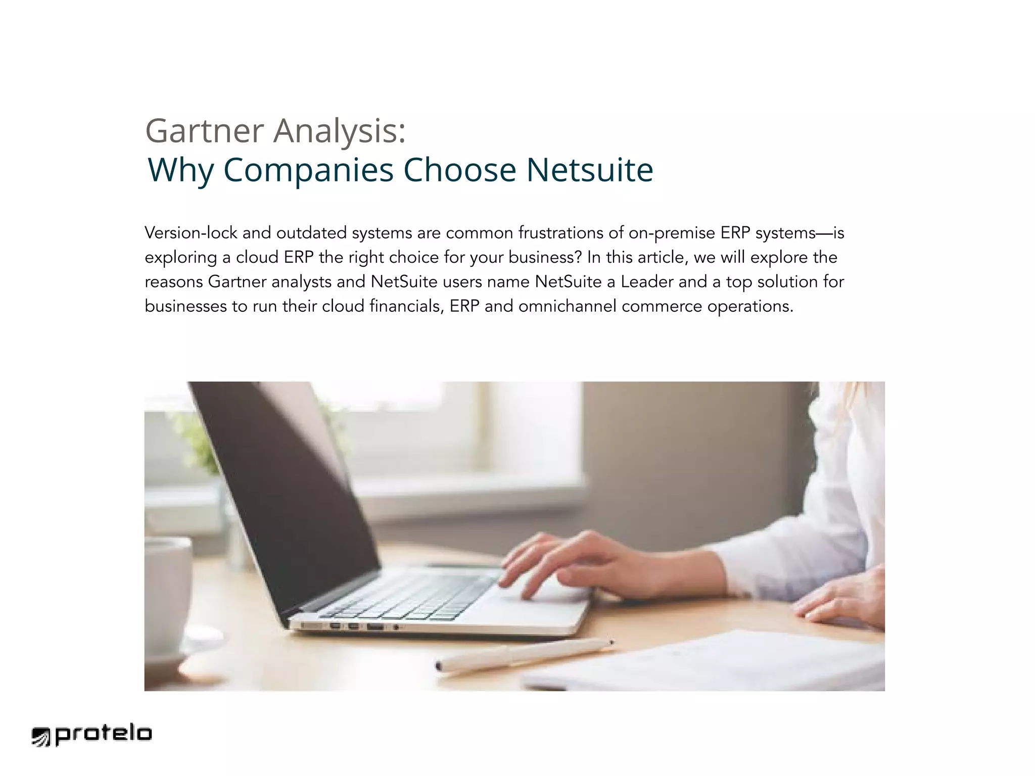 Gartner Analysis: Why Companies Choose NetSuite | PPT
