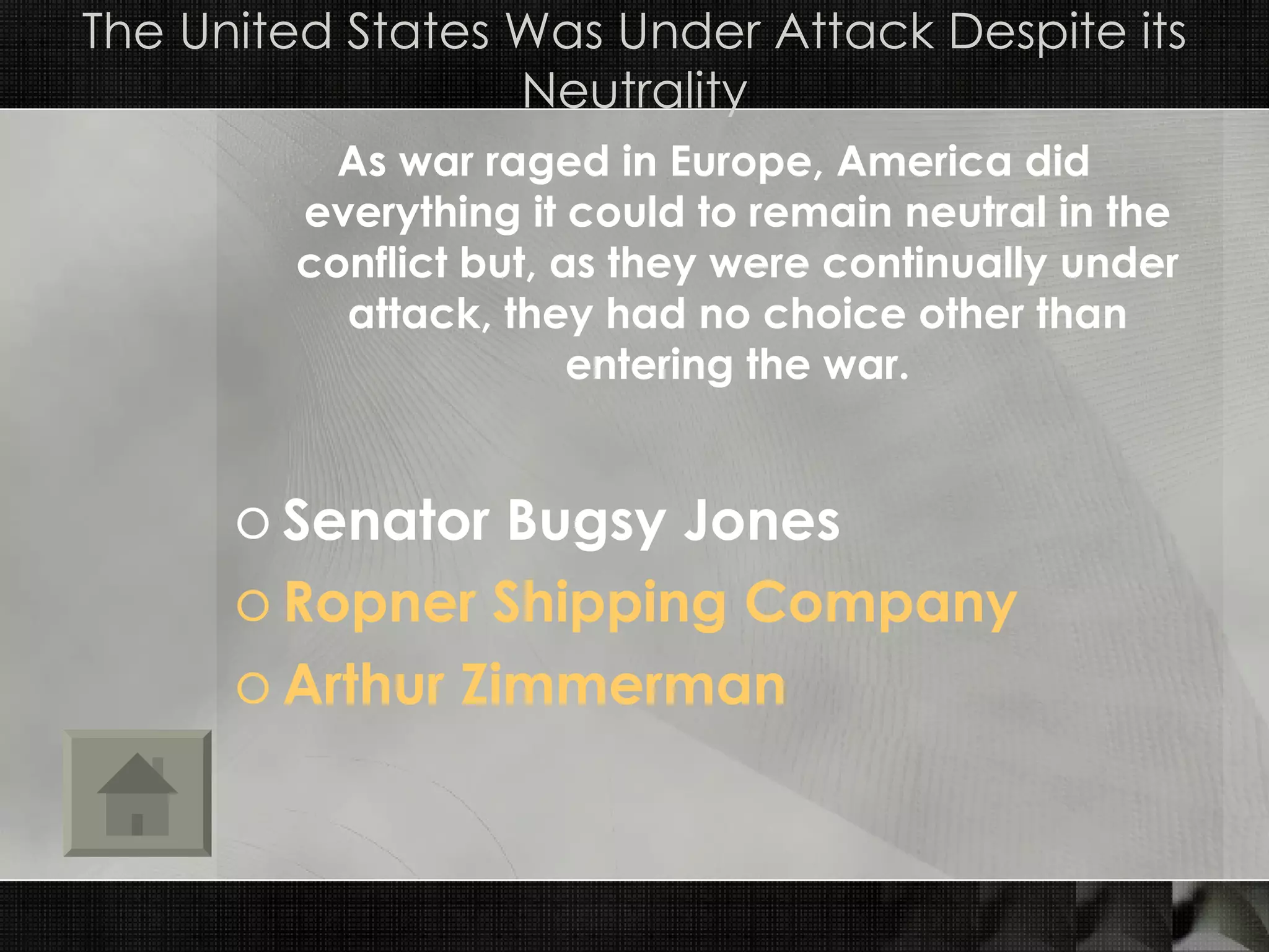 Why Did The Us Enter World War I | PPT