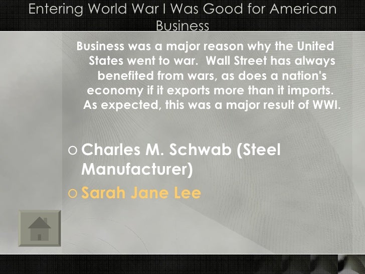 Why Did The Us Enter World War I