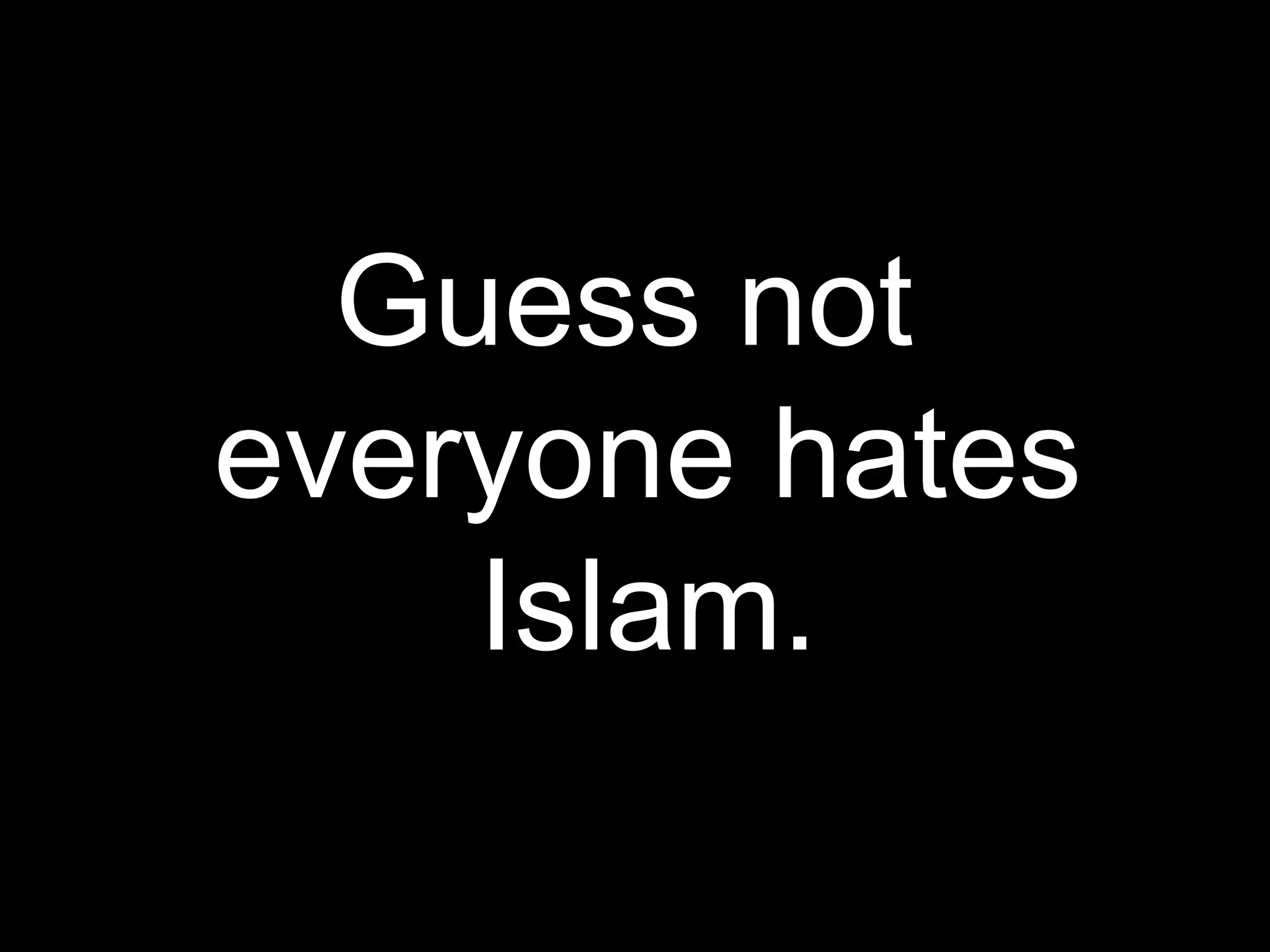 Why Do People Hate Islam? | PPT | Free Download