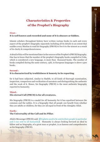 Why Do We Study The Prophet’s Biography? | PDF