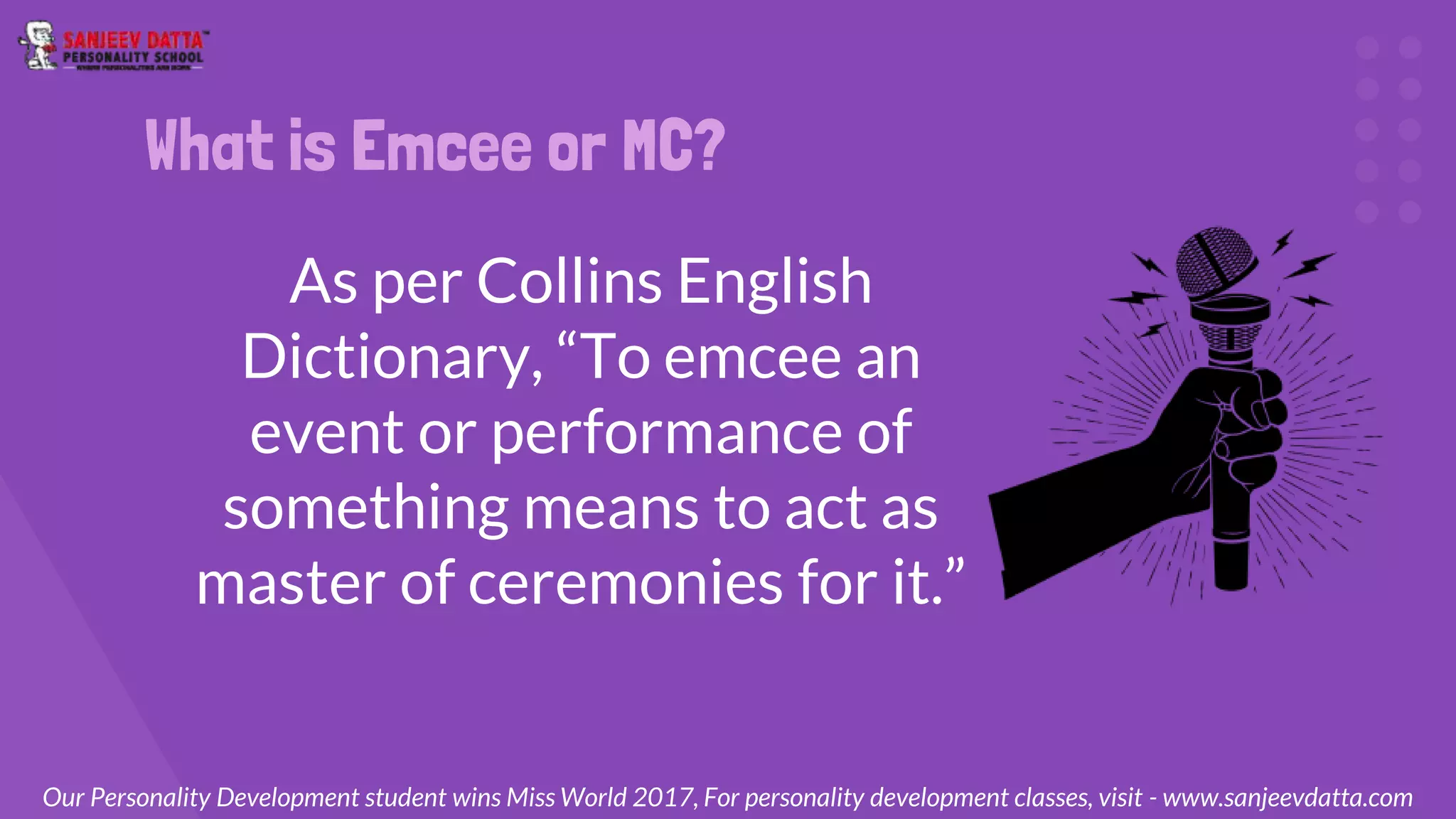 Why emcee-training | PPTX