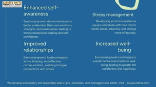 Why Emotional Growth in Adults? | PPTX