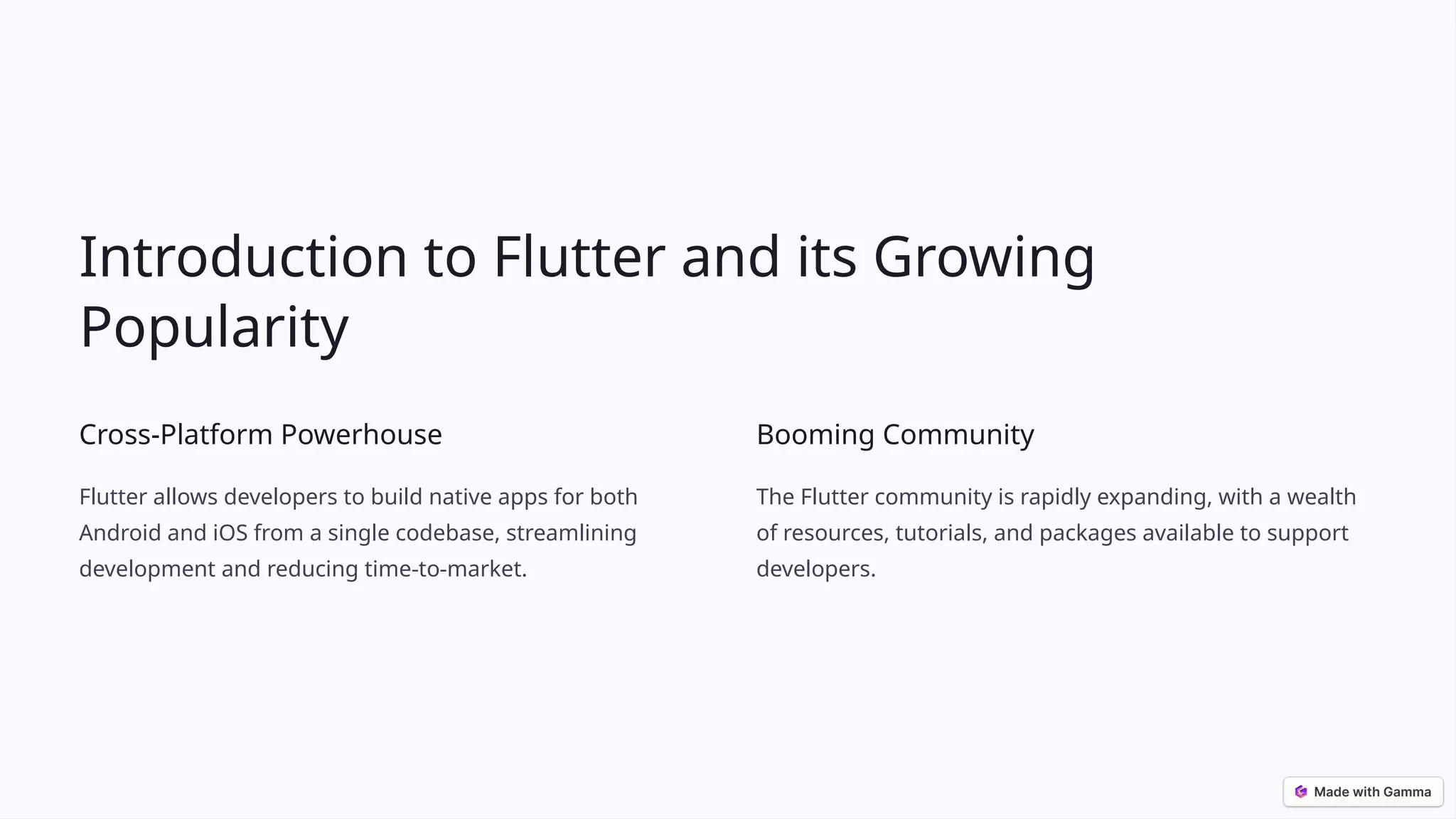 Why Flutter's UI Features Are a Game-Changer for Modern App Design? | PPT