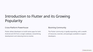 Why Flutter's UI Features Are a Game-Changer for Modern App Design? | PPT