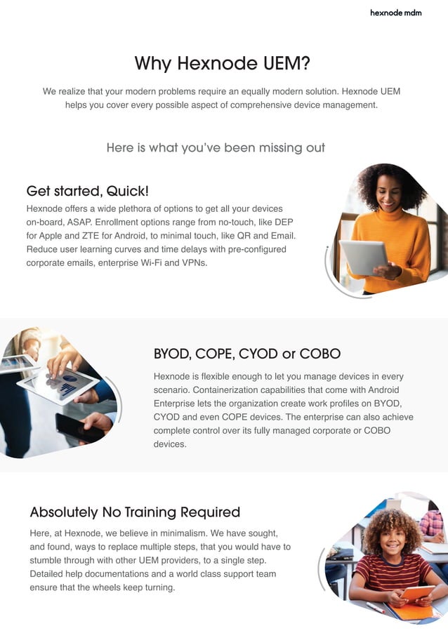 Why Hexnode UEM | PDF | Operating Systems | Computer Software and Applications