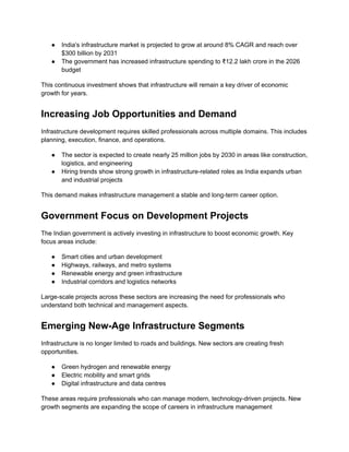 Why Infrastructure Management Is a Growing Career Option in India in ...