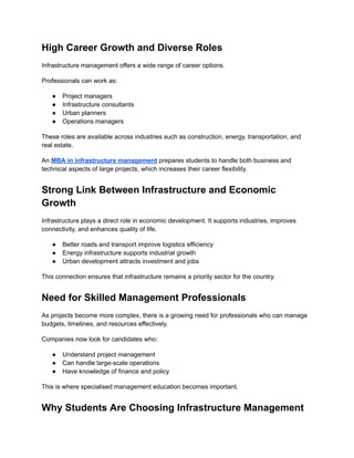Why Infrastructure Management Is a Growing Career Option in India in ...