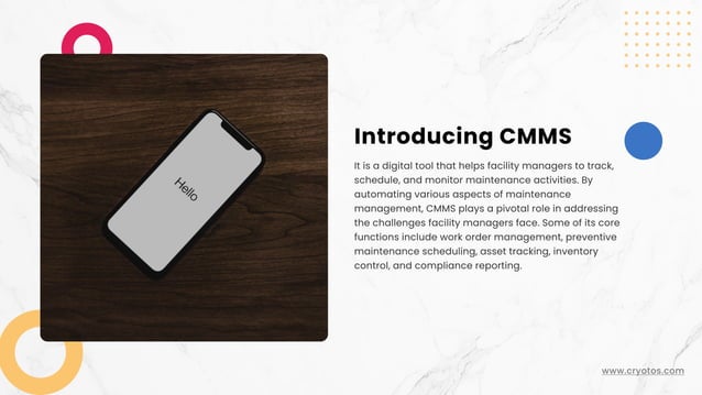 Why is CMMS Software Essential for Facility Management? | PPT