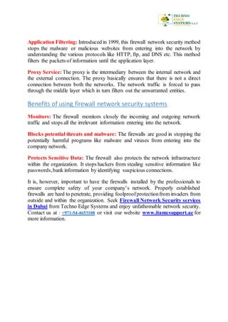 Why is Firewall Important for Network Security? | PDF