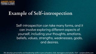 Why is Self Introspection Important? | PPTX | Mental Health | Diseases and Conditions