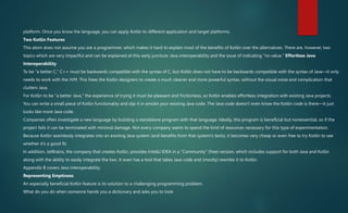 Why-Kotlin definition to understand the use of kotin | PPT