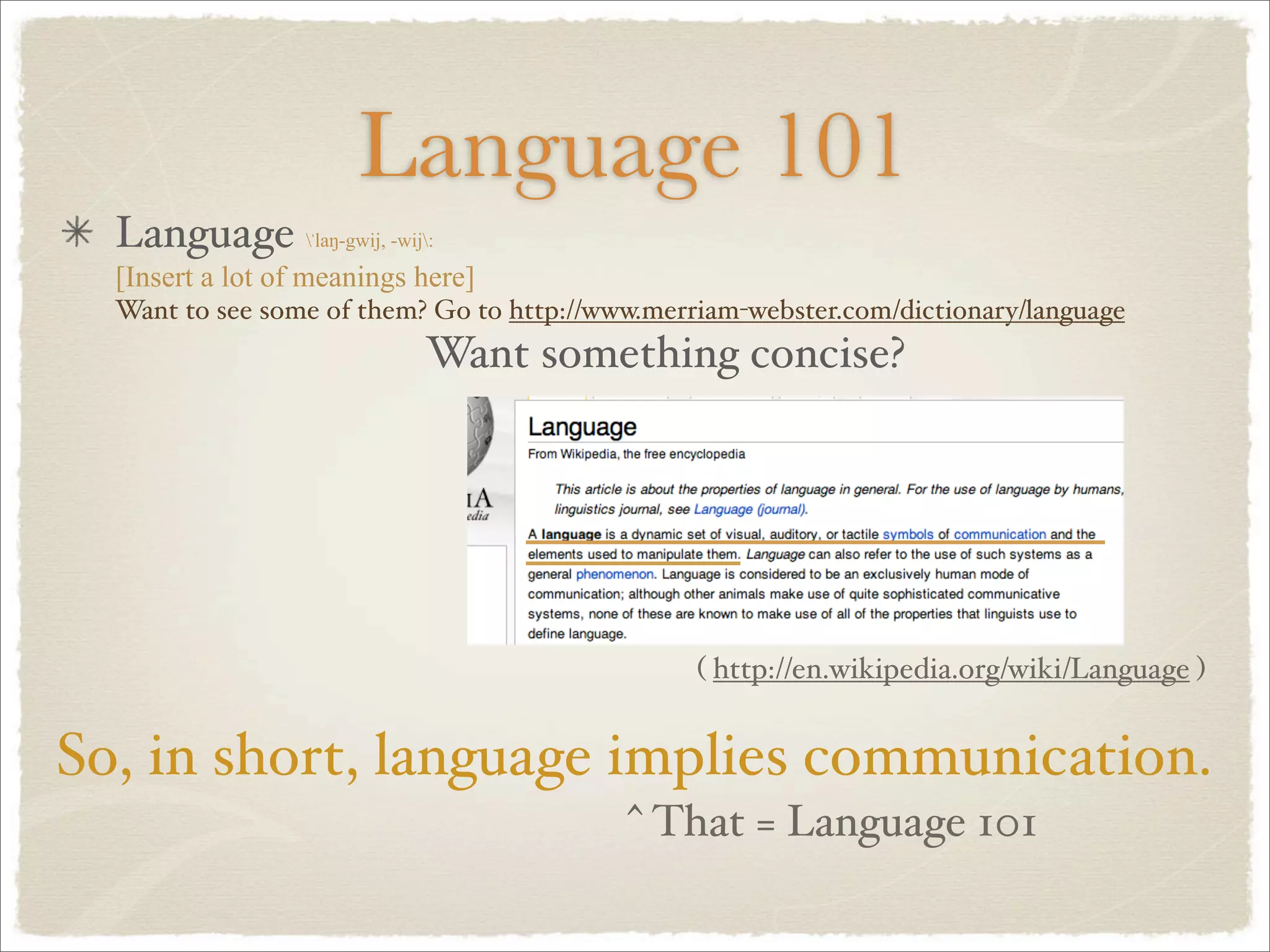 Why Languages Do Matter | PDF