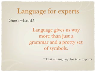 Why Languages Do Matter | PDF