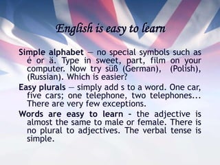 Why learn-english | PPT