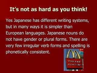 Why Learn Japanese | PPT