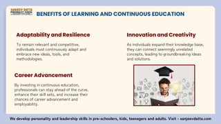 Why Learning and Continuous Education? | PPTX | Parenting | Family and ...