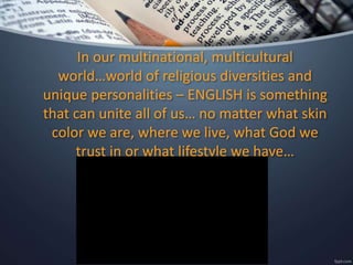 Why learning english is so important yulia guzak | PPTX