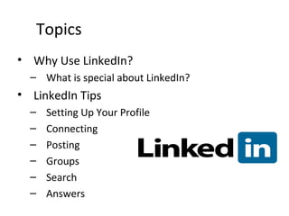 Why Linkedin | PPT